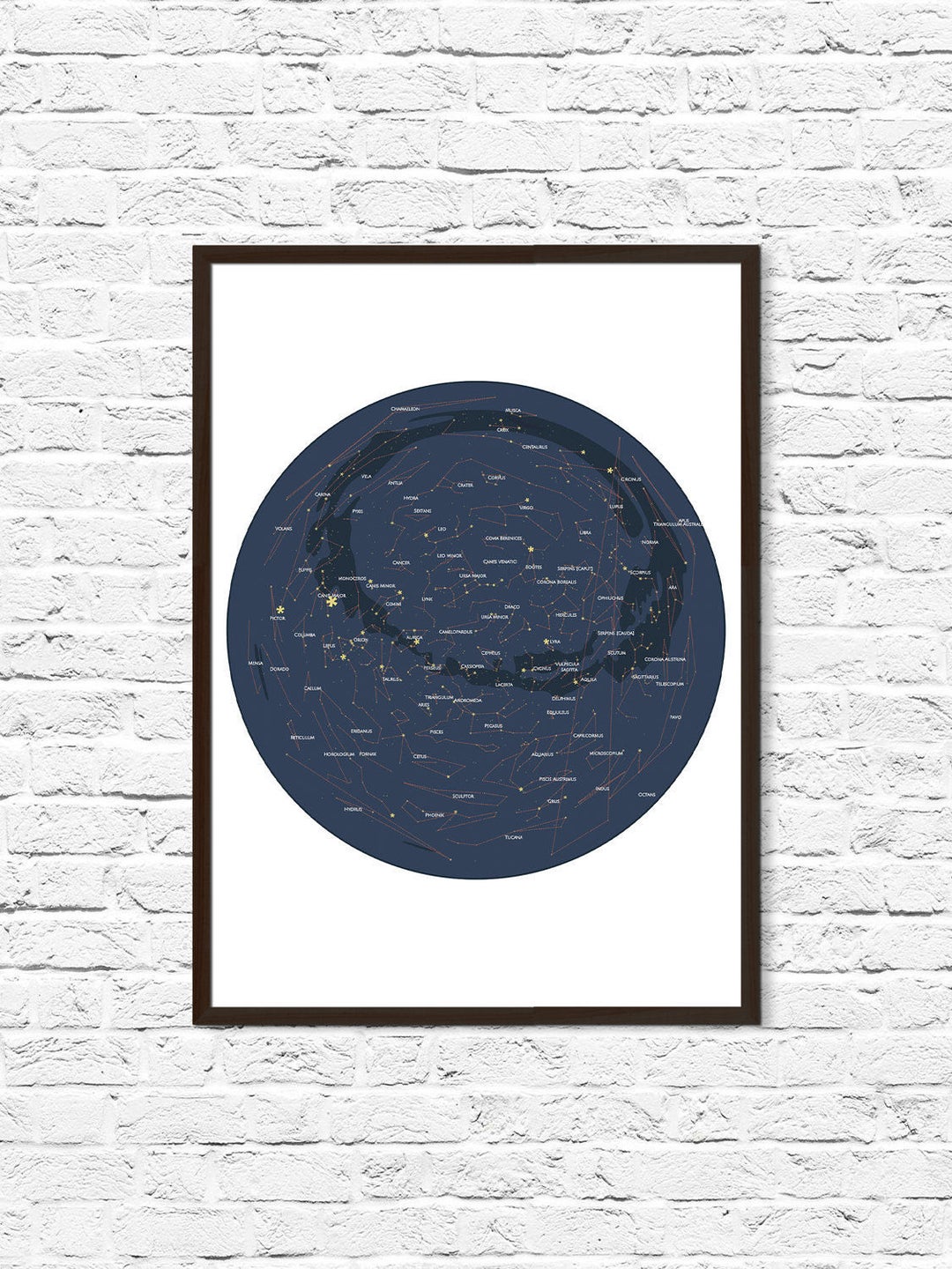 Star Map Print, Star Chart, Constellation Map, Celestial Map, Star ...