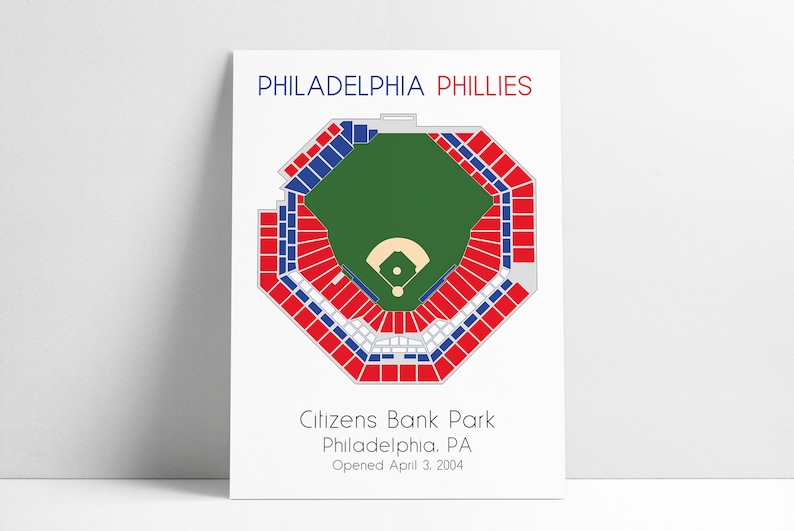 Philadelphia Phillies Citizens Bank Park Baseball Ballpark Stadium ...