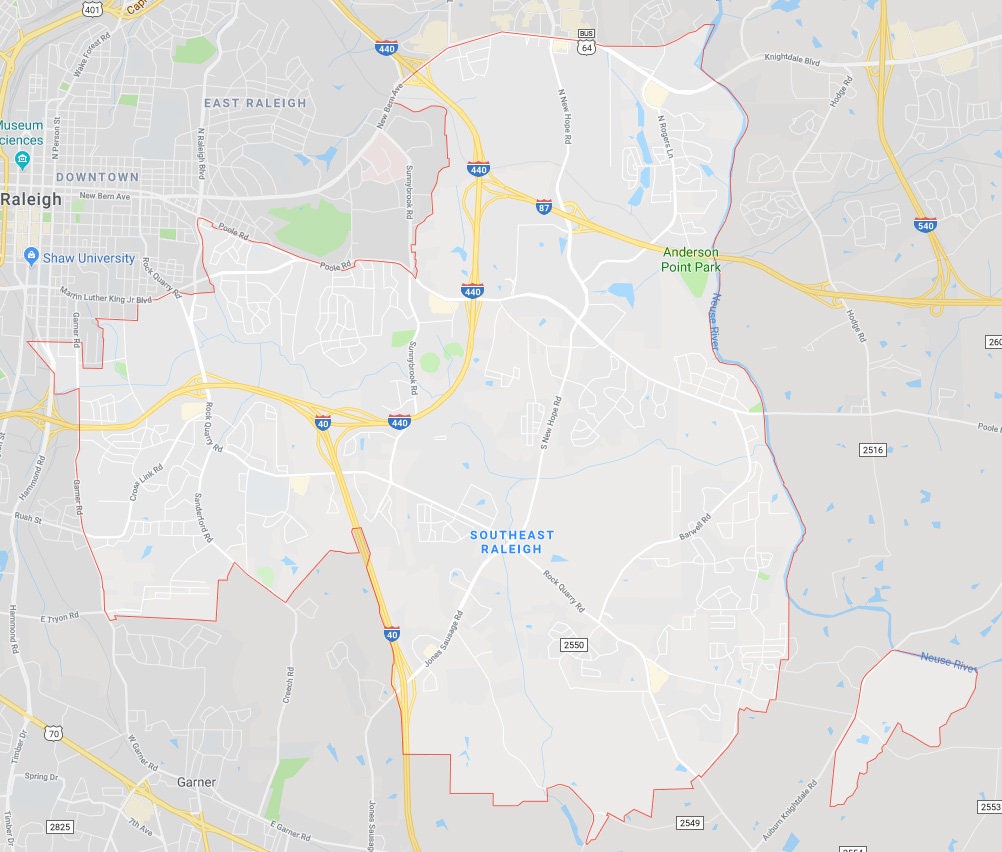 East Raleigh NC Olde East Raleigh North Carolina East Side | Etsy