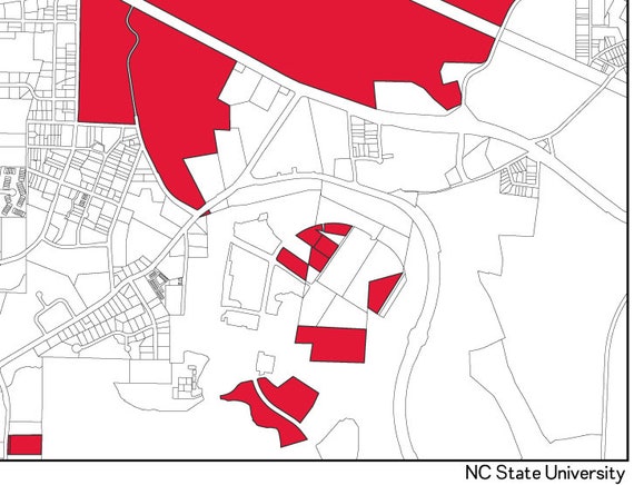 Nc State Road Map With Numbers