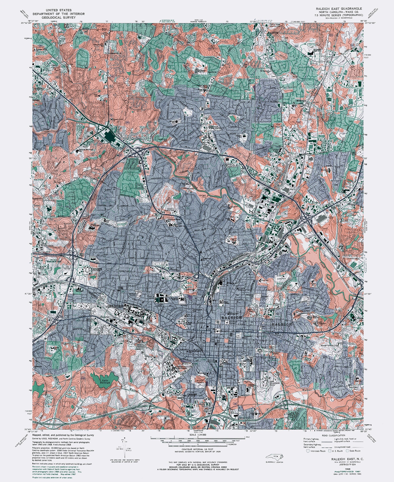 Topo Raleigh NC Map Print Wall Art Raleigh Poster Home Decor - Etsy