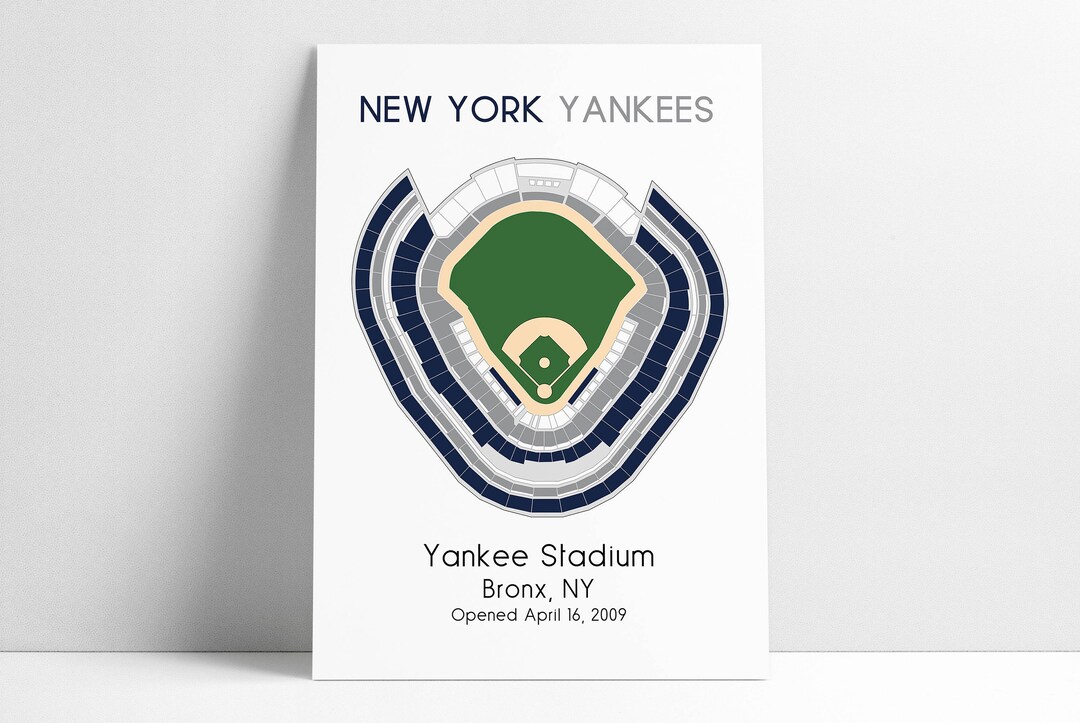 New York Yankees, Yankee Stadium, MLB Stadium Map, Ballpark Map ...