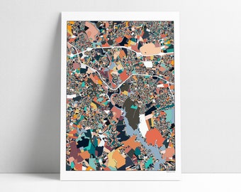 Map of Belmont Nc - Etsy