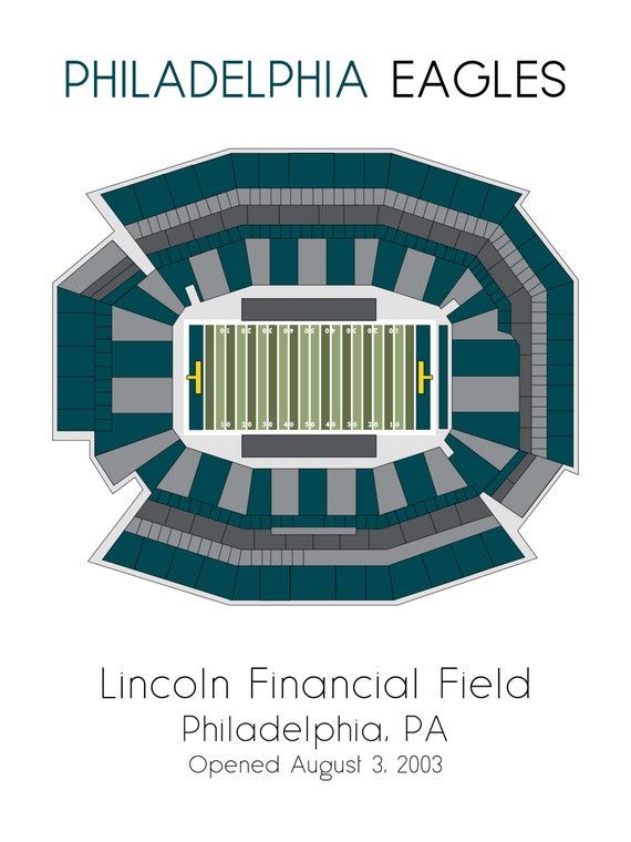 Lincoln Financial Field Stadium Map Lincoln Financial Field, Section
