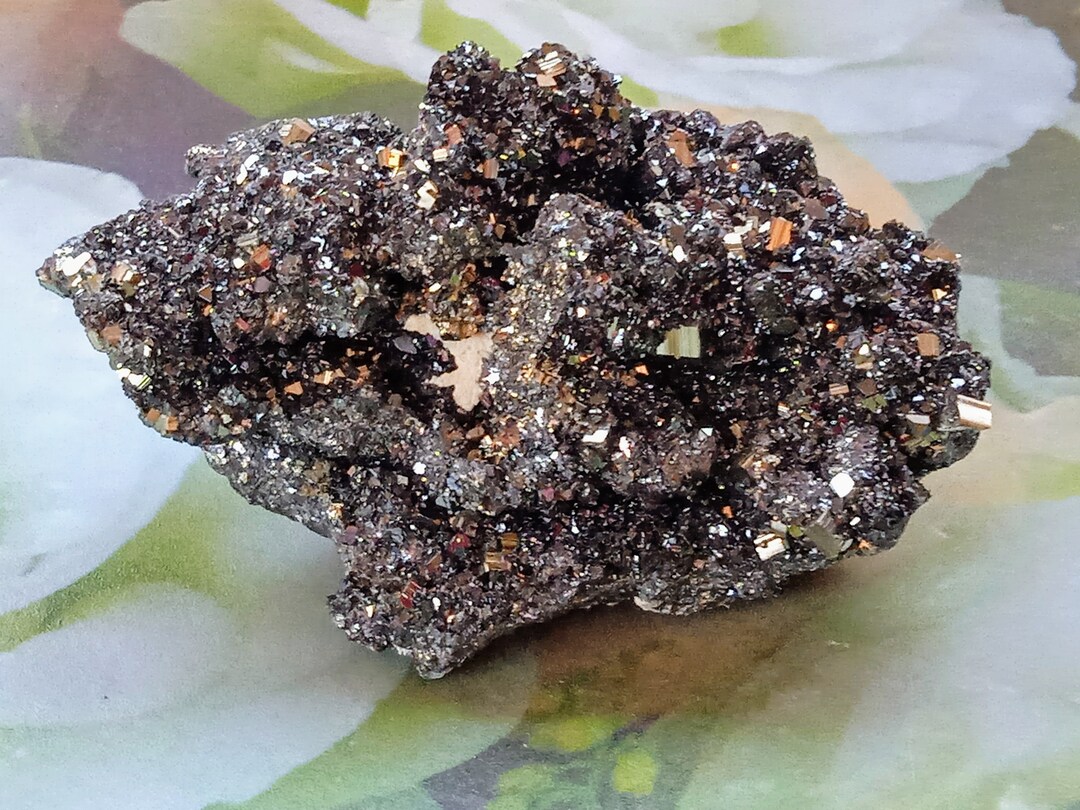 Raw Sphalerite With Pyrite and Chalcopyrite, Specimen Bulgaria, - Etsy