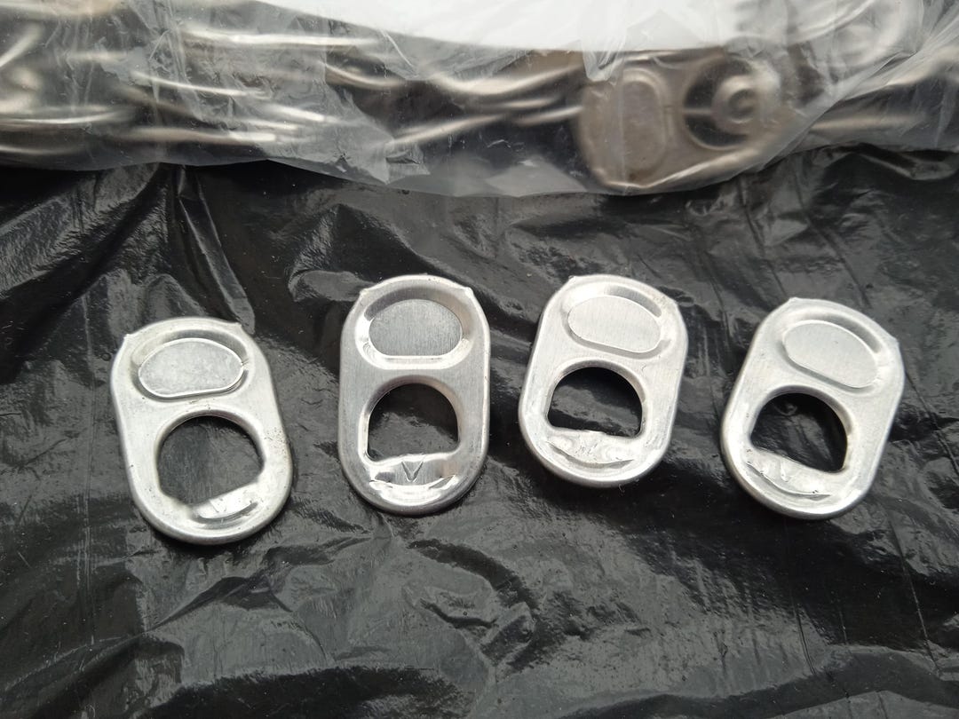 One Hole, 150 Aluminum Pop Tabs in Bulk,soda and Beer Can Tabs for ...