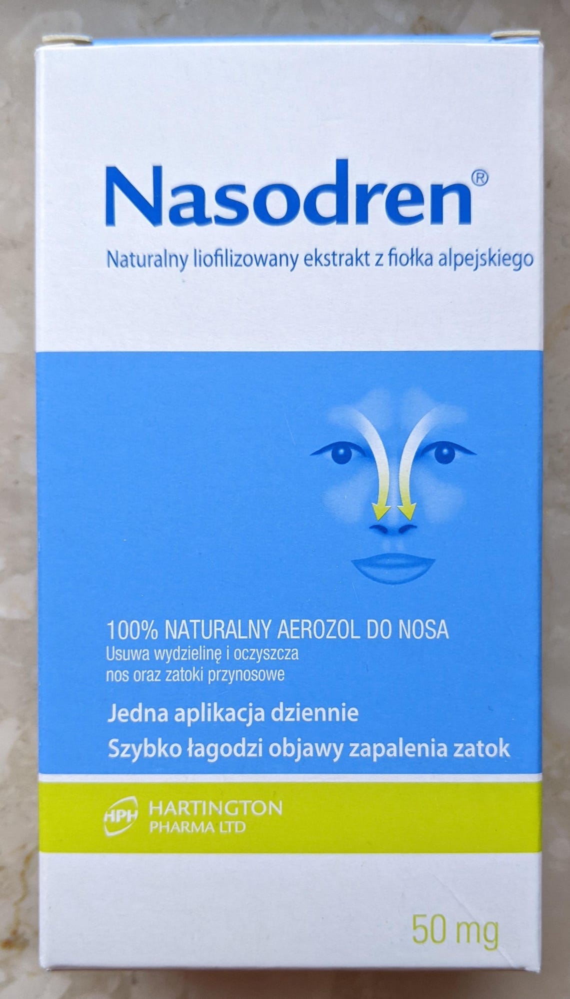 Nasodren 50mg Sinuforte Nasal Natural Spray Sinusitis Fast Relief - Etsy