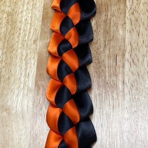 MADE TO ORDER 40” Long Satin Ribbon Lei With 2 Strands in a Variety of ...