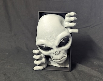 Alien Book Nook Shelf Insert Detailed Sci-fi Design & Decor, Perfect ...