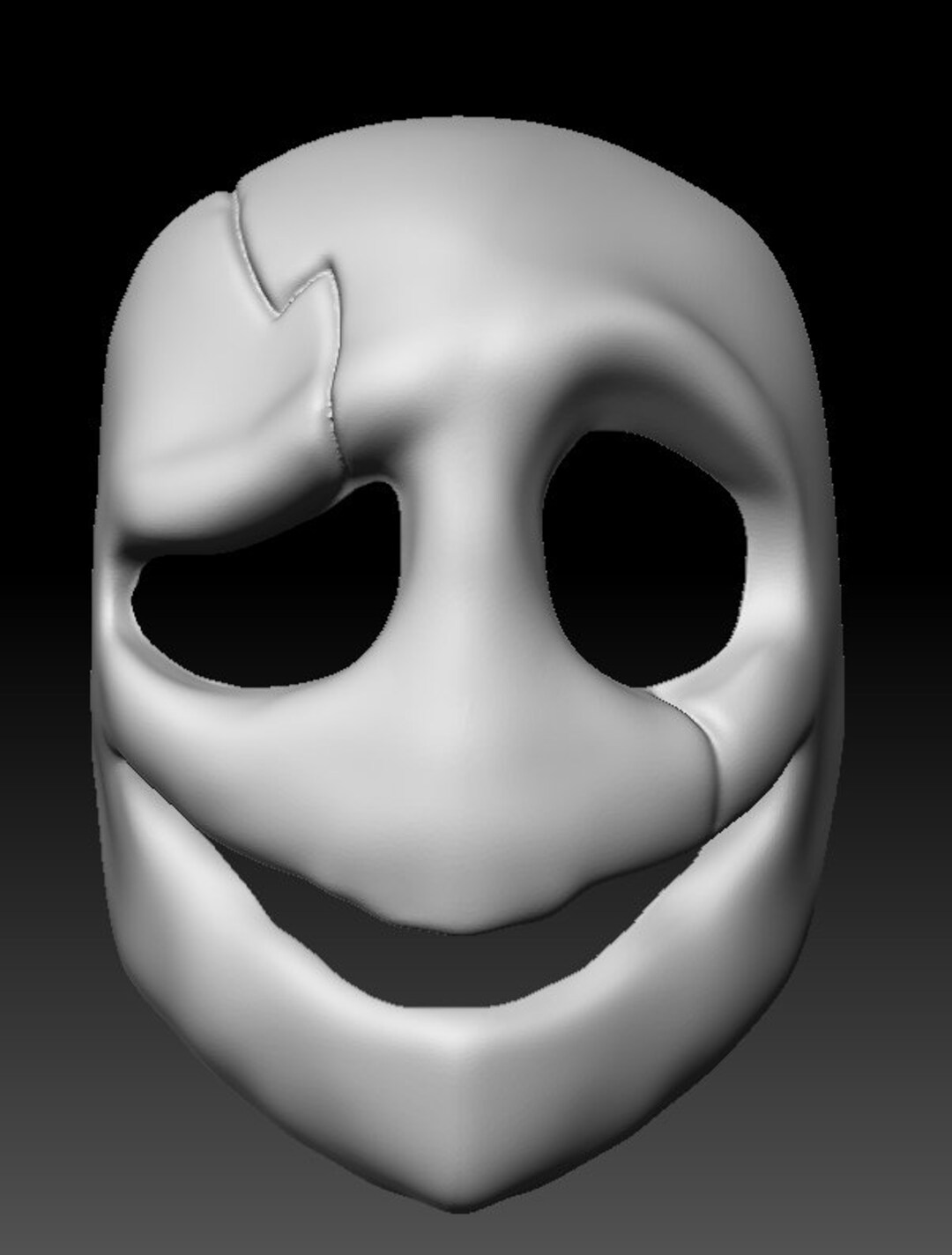 Gaster Mask Printable File: Stl - Etsy