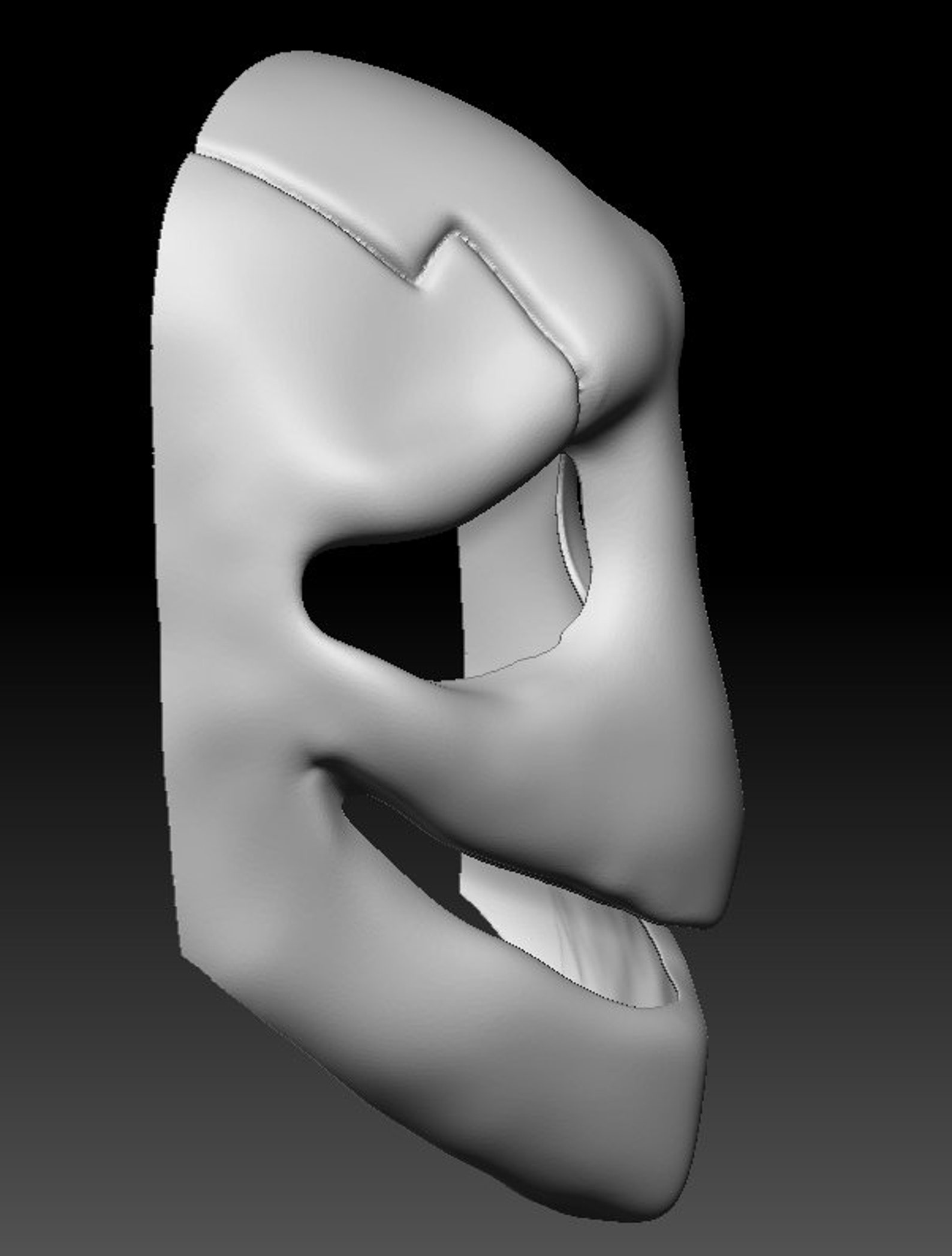 Gaster Mask Printable File: Stl - Etsy
