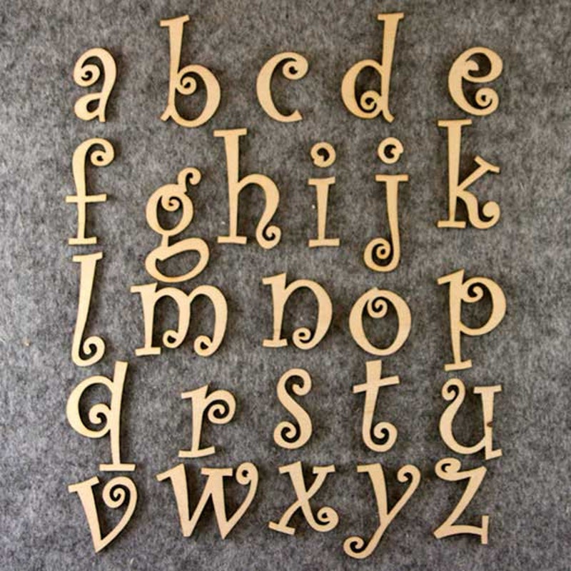 Curly Letters - Etsy