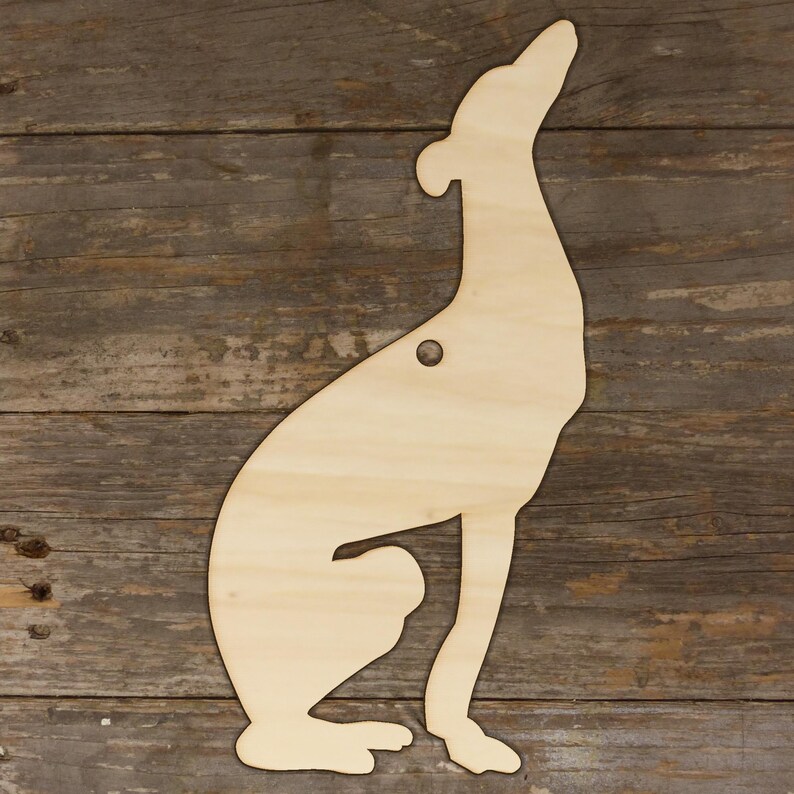10x Wooden Whippit Dog Sitting Craft Shape 3mm Ply Dog Shape - Etsy