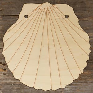 10x Wooden Scallop Shell Craft Shapes 3mm Plywood Sealife Seaside - Etsy