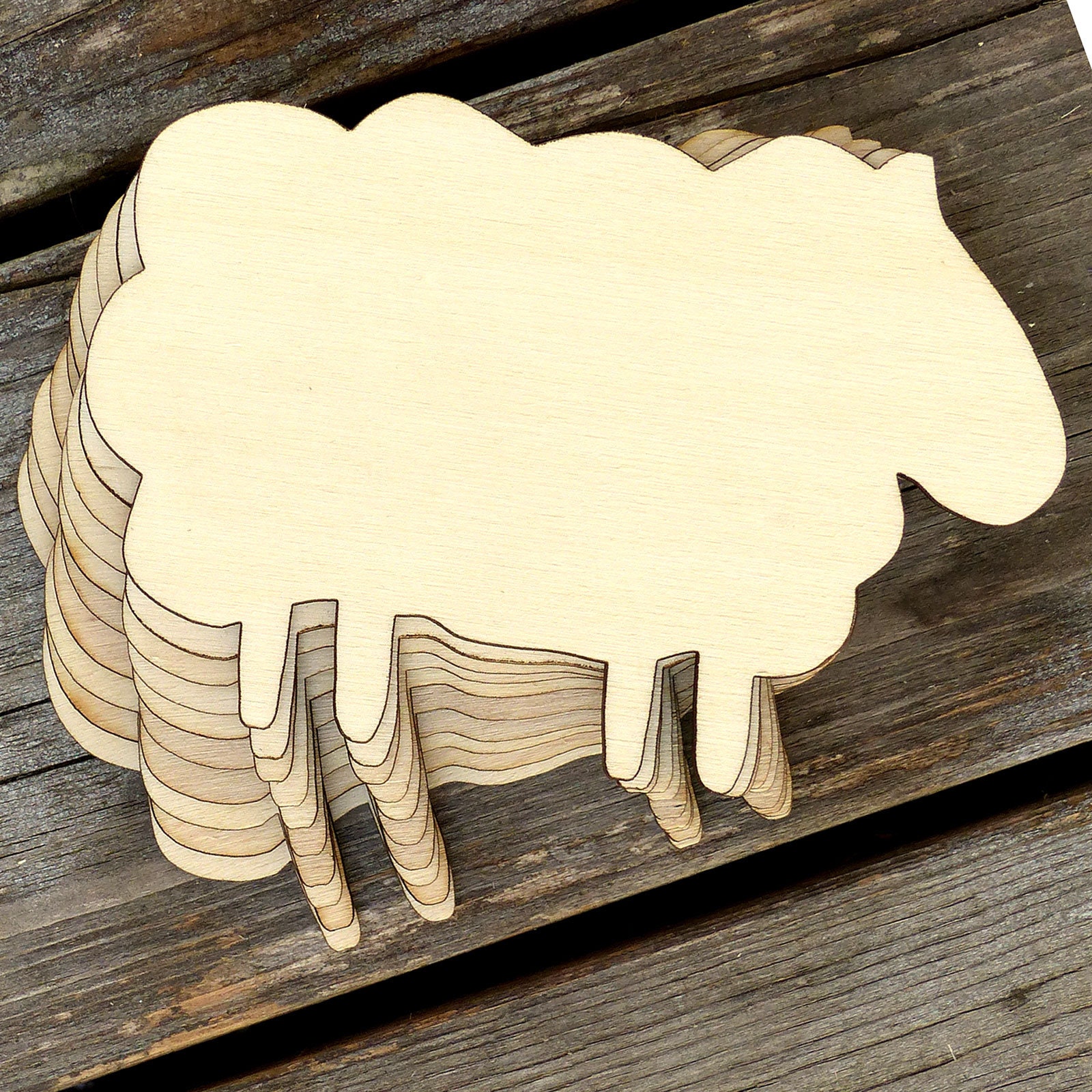 10x Wooden Sheep Standing Plain Craft Shapes 3mm Plywood - Etsy