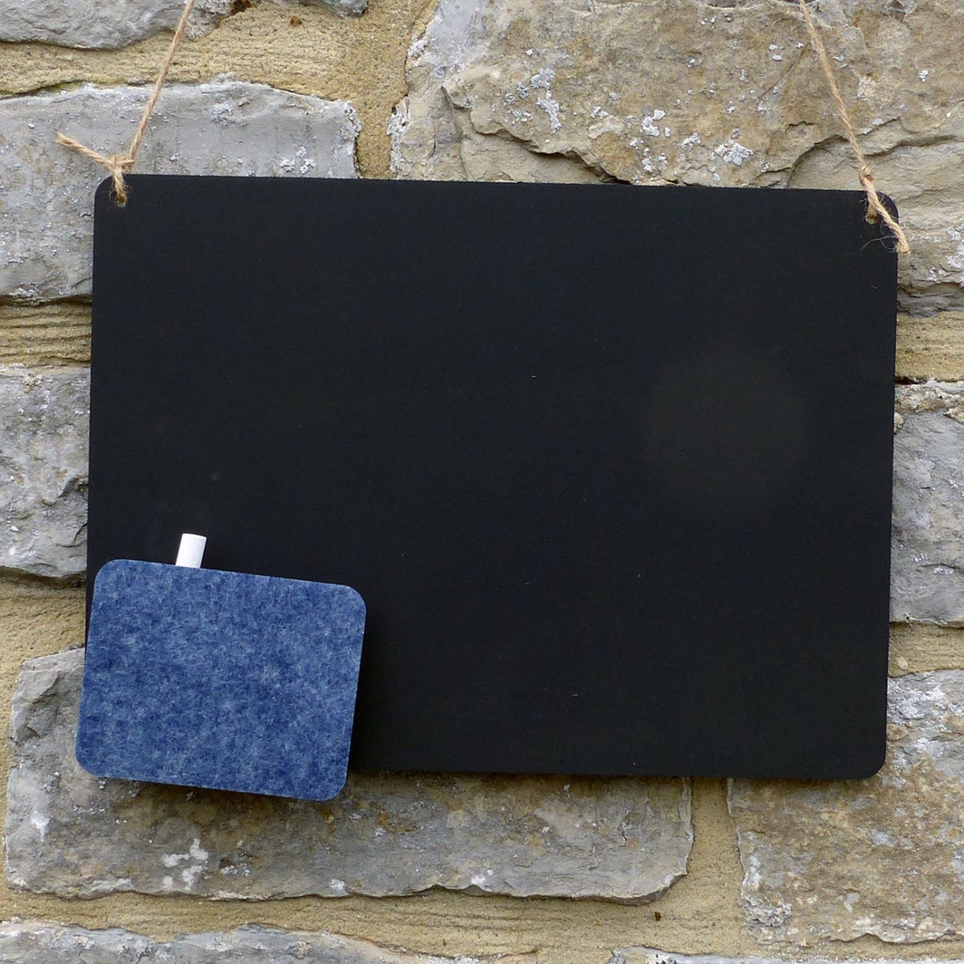 Chalk Blackboard Rectangle Shape for Memos Notes and Home Decor - Etsy