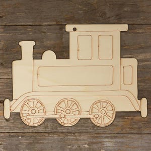 10x Wooden Steam Train Comic Craft Shapes 3mm Plywood Track Historic - Etsy