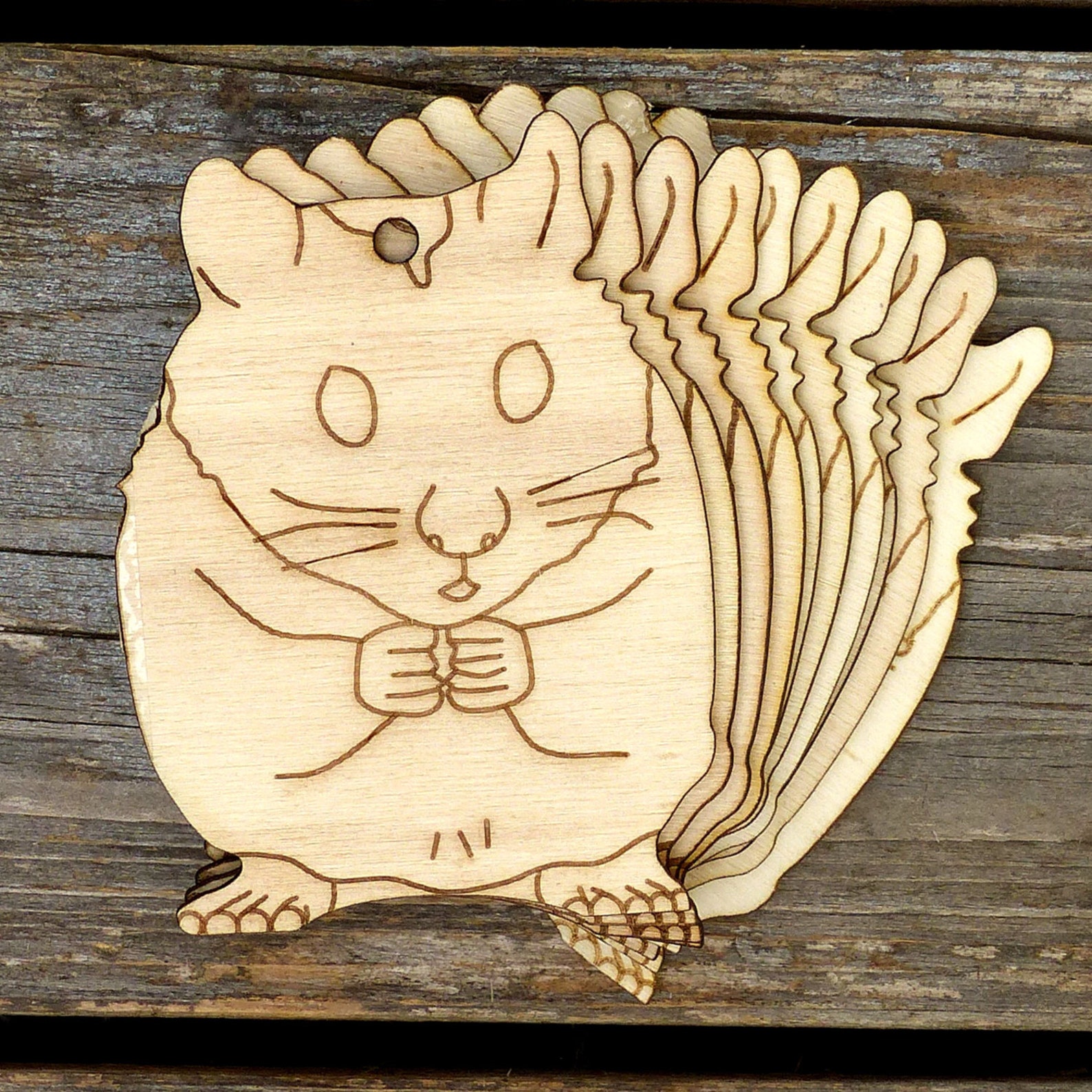 10x Wooden Golden Hamster Eating Craft Shapes 3mm Plywood - Etsy