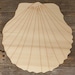 10x Wooden Scallop Shell Craft Shapes 3mm Plywood Sealife Seaside - Etsy