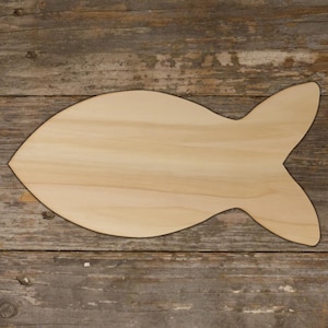 10x Wooden Simple Basic Fish Craft Shape 3mm Ply - Etsy