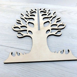 Laser Cut Slot Together Tree Simple Craft Shapes 6mm Birch Wood Plant ...