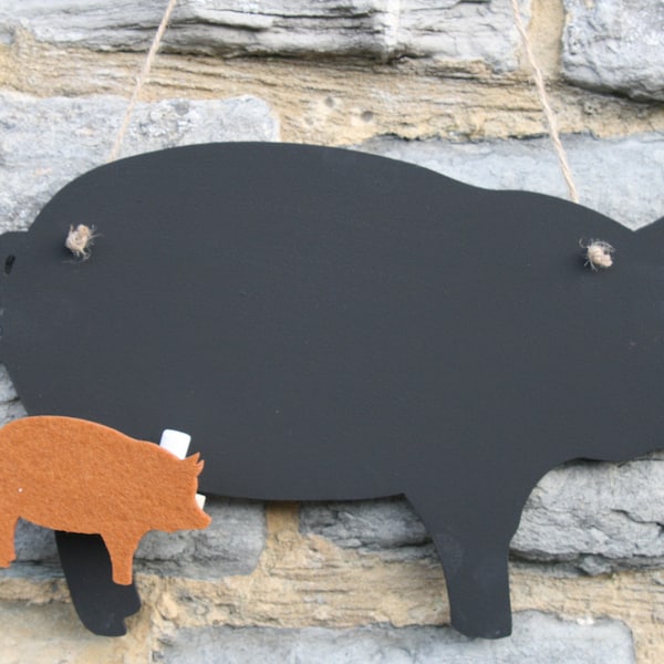 Chalk Pig - Etsy