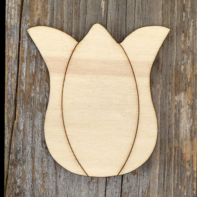 10x Wooden Tulip Head Craft Shapes 3mm Plywood Flower - Etsy