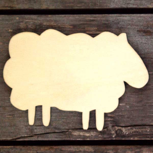 10x Wooden Sheep Standing Plain Craft Shapes 3mm Plywood | Etsy UK
