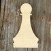 10x Wooden Pawn Chess Piece Craft Shapes 3mm Plywood Human Board Games ...