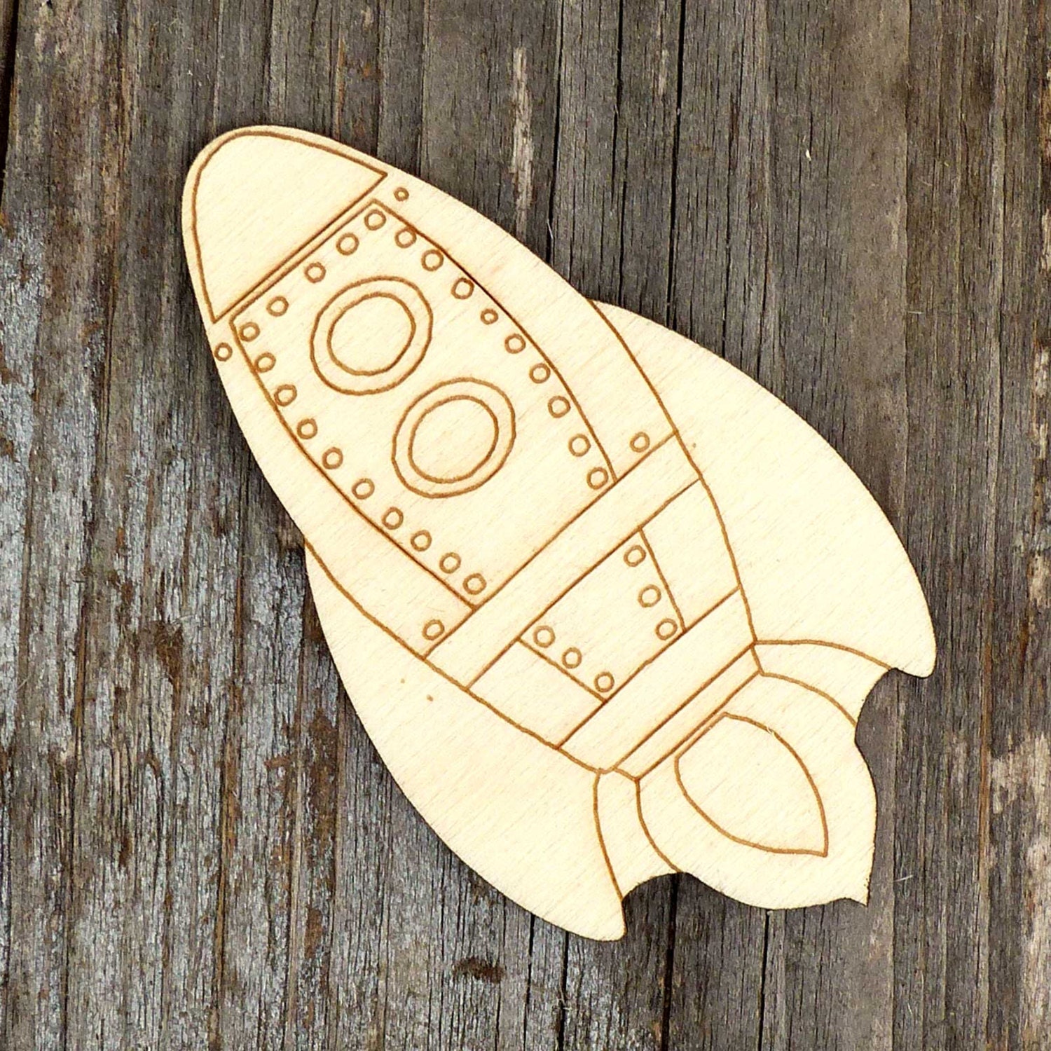 10x Wooden Comic Rocket Craft Shapes 3mm Plywood | Etsy