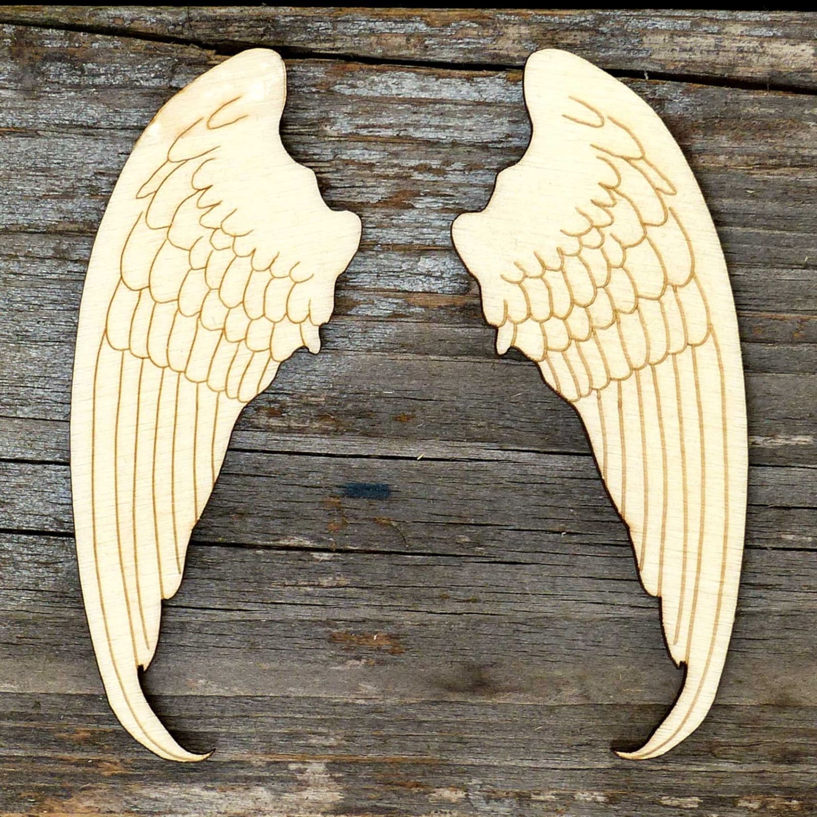 10x Wooden Pairs of Angel Wings Craft Shapes 3mm Plywood | Etsy