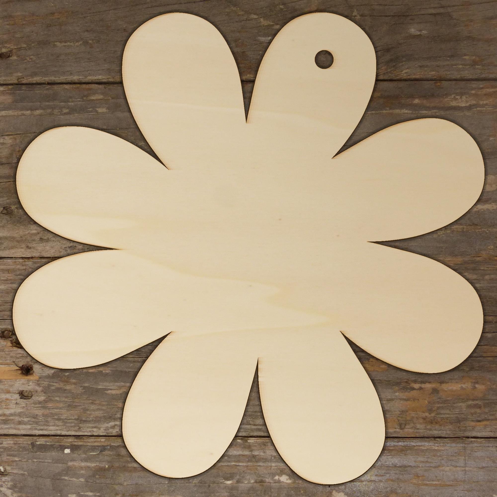 10x Wooden Simple Plain Daisy Craft Shapes 3mm Plywood Flower Head - Etsy