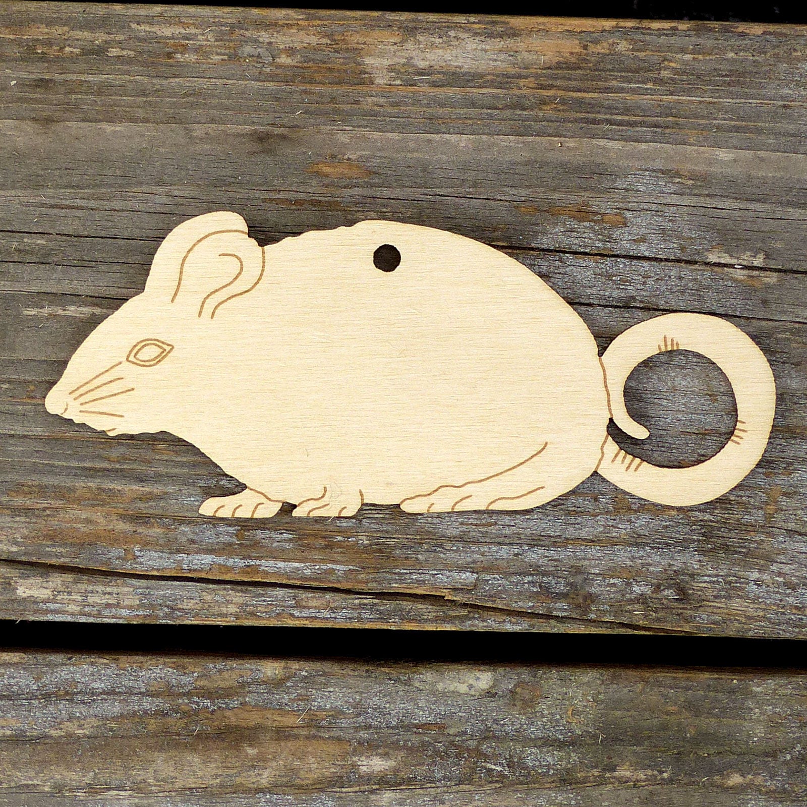 10x Wooden Mouse Curly Tail Craft Shape 3mm Ply Animals - Etsy