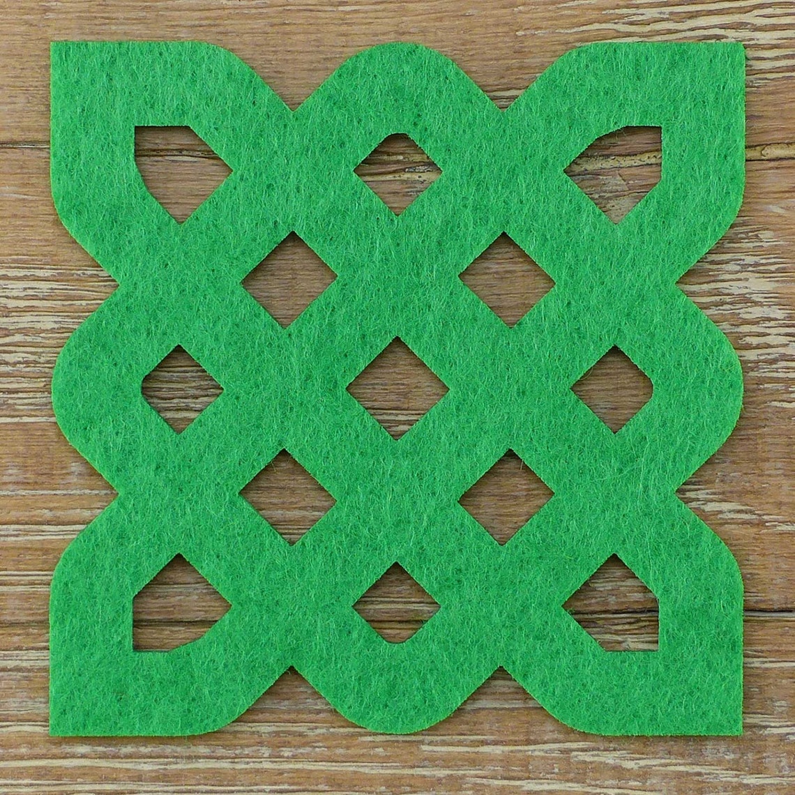 10x 3mm Thick Felt Celtic Square Knot Craft Shapes Sizes | Etsy UK