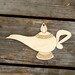 10x Wooden Aladdins Genie Lamp Craft Shape 3mm Ply Entertainment ...