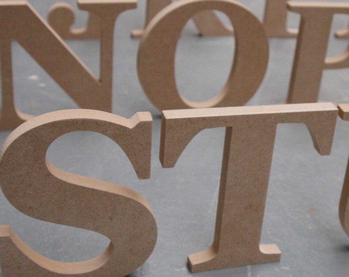 Victoria Font Alphabet Set Upper Case Letters A-Z 3mm Plywood 26 ...