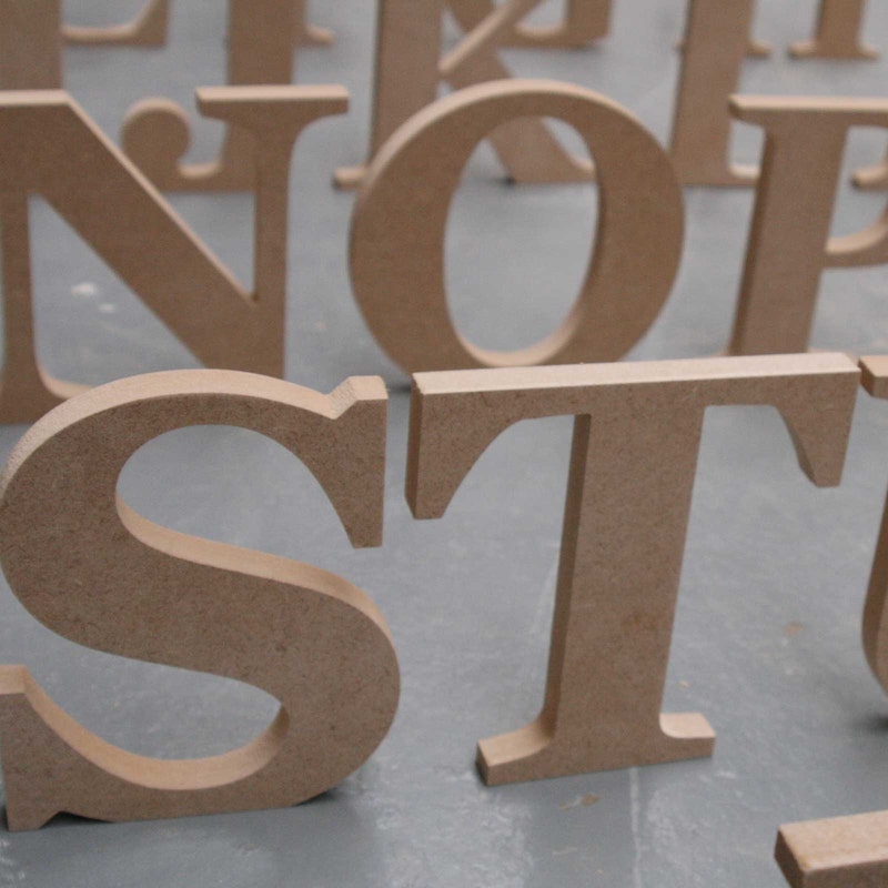 1/4 Wooden Letters - Etsy UK