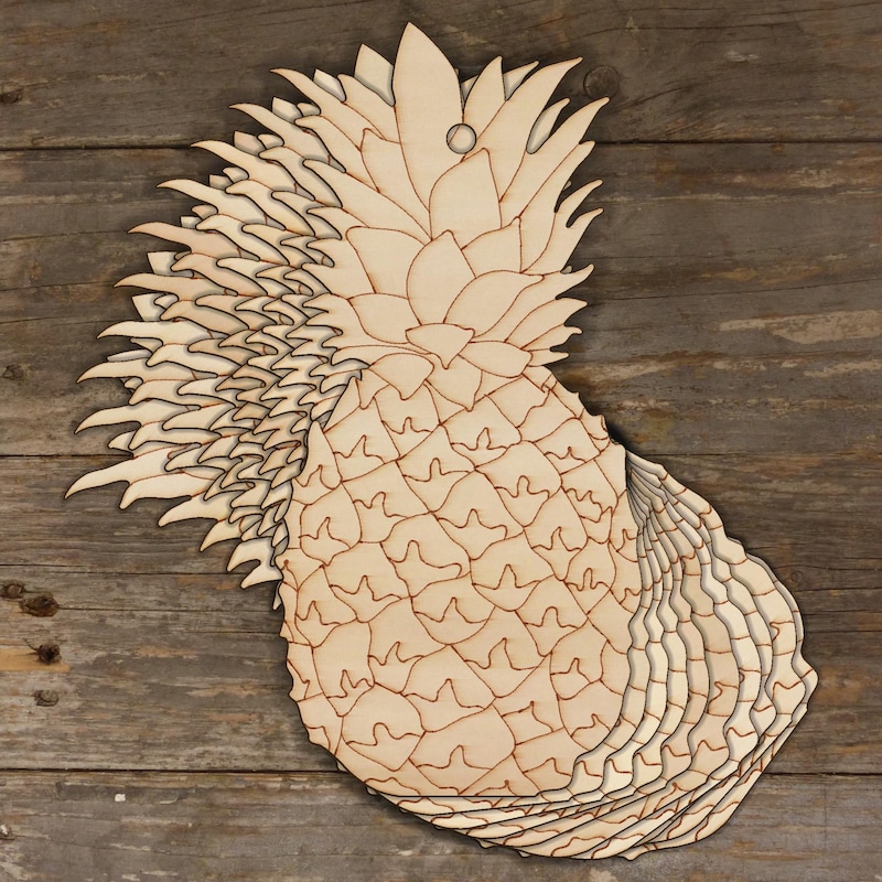 Wood Pineapple - Etsy