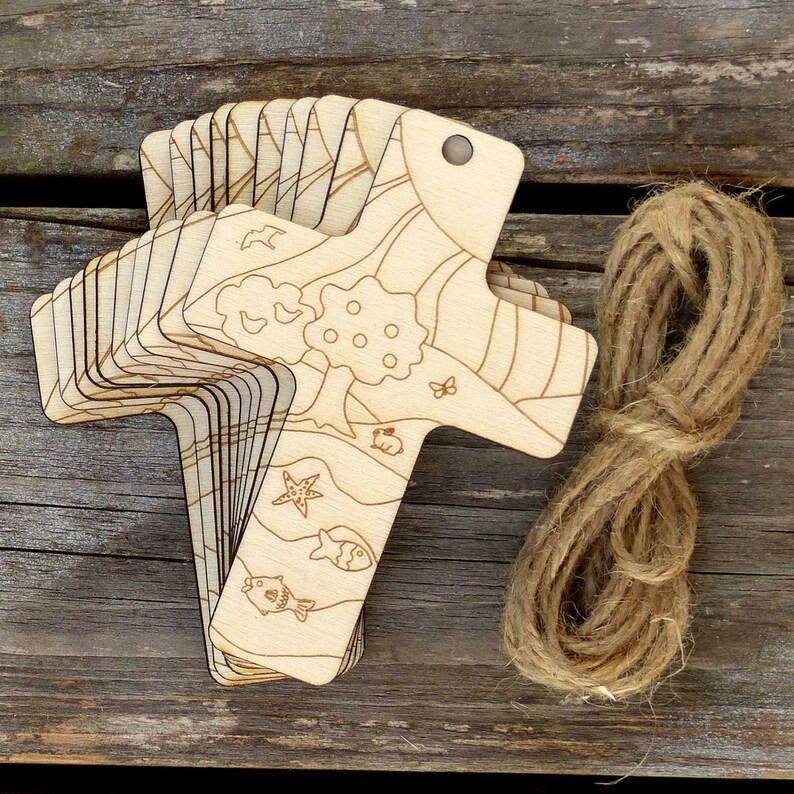 10x Wooden Creation Cross Christian Craft Shapes 3mm Plywood - Etsy
