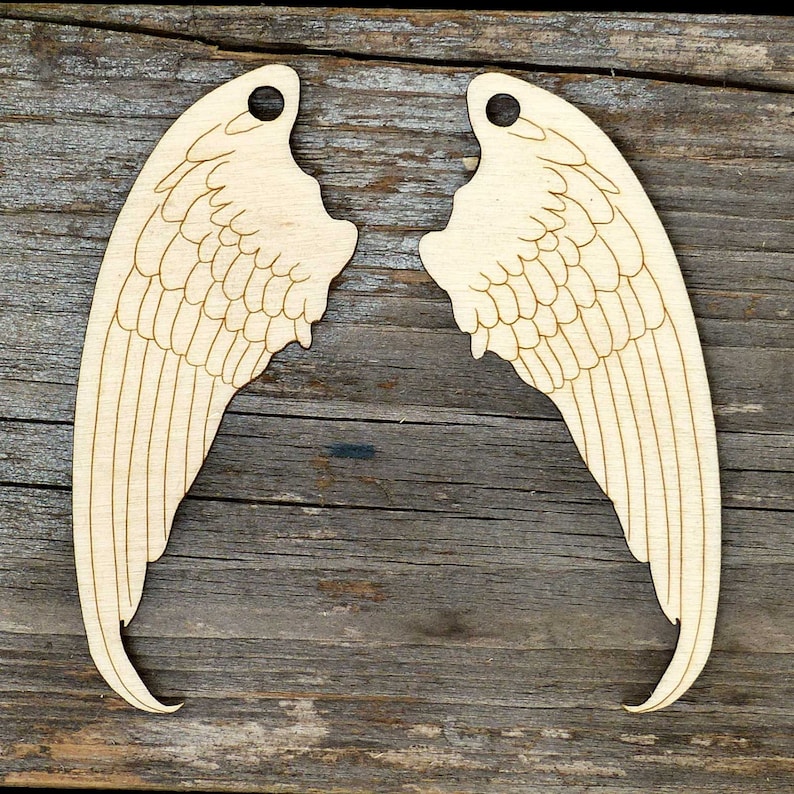 10x Wooden Pairs of Angel Wings Craft Shapes 3mm Plywood - Etsy