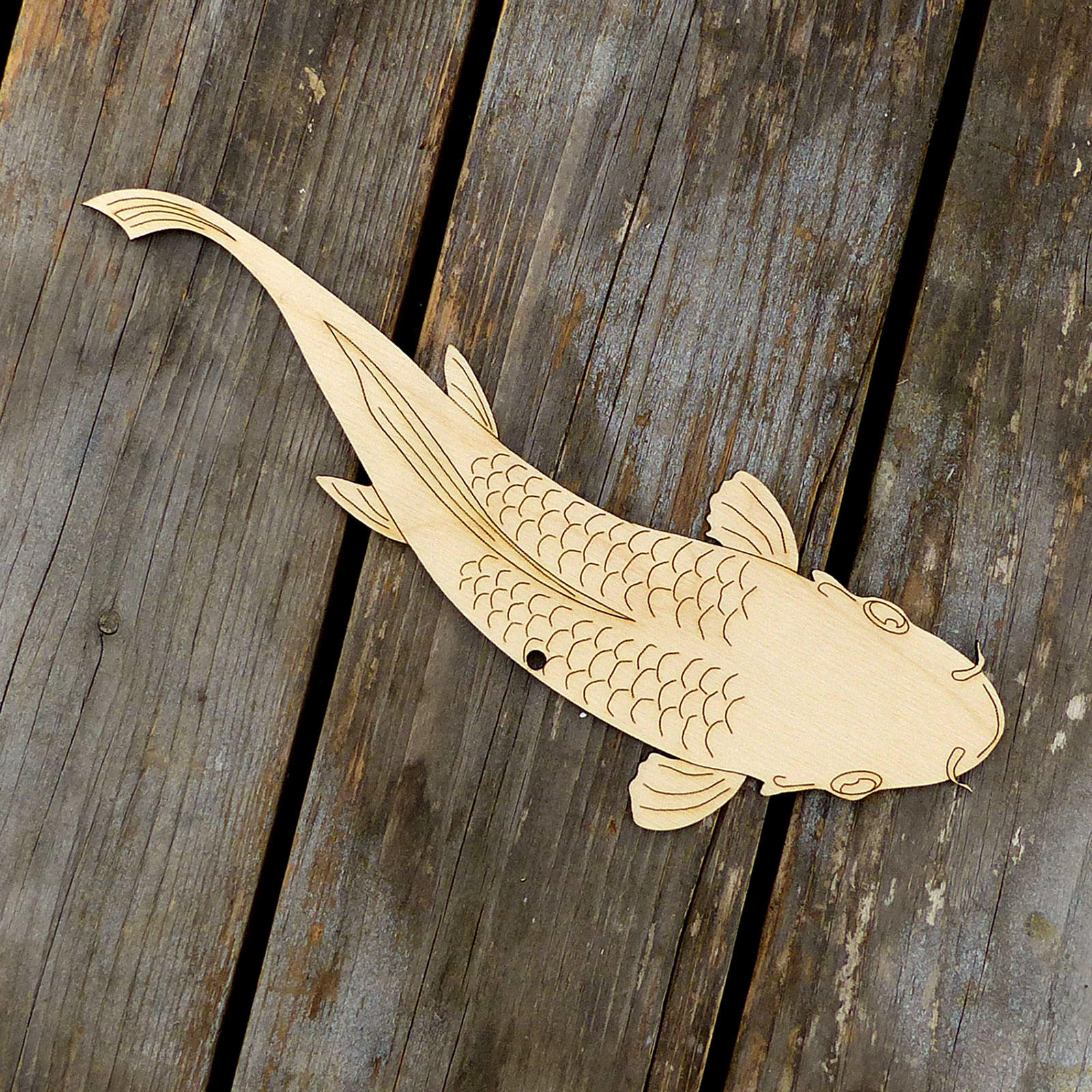 10x Wooden Koi Carp Swimming Long Craft Shape 3mm Ply Sea | Etsy UK