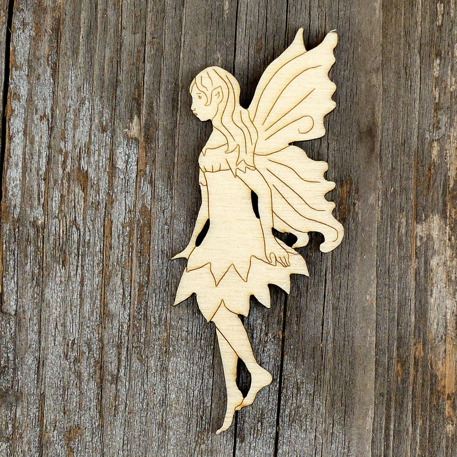 10x Wooden Fairies Hovering Craft Shapes 3mm Plywood Classic - Etsy