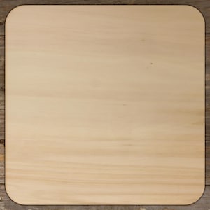 10x Wooden Square Rounded Corners Craft Shape 3mm Plywood Geometric - Etsy