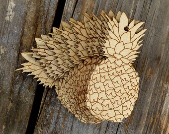 Wooden Pineapple | Etsy