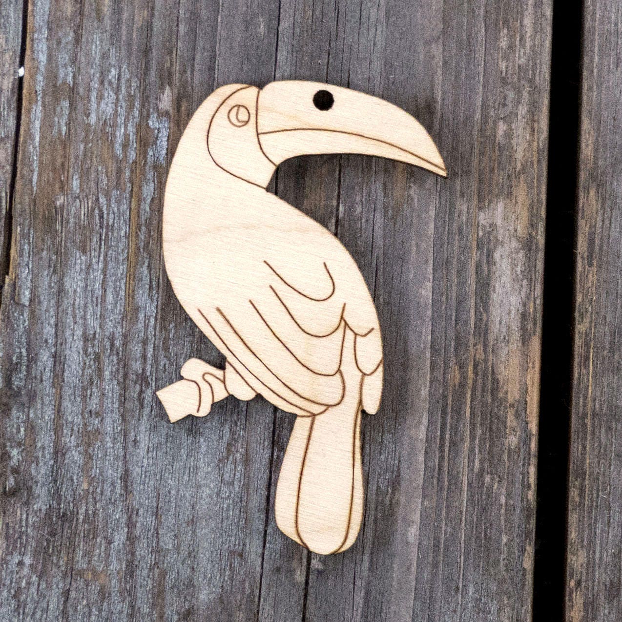 10x Wooden Tropical Toucan Bird Craft Shapes 3mm Rain-forest | Etsy
