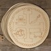 10x Wooden Pirate Doubloon Shapes 3mm Plywood Costume Spanish Gold ...