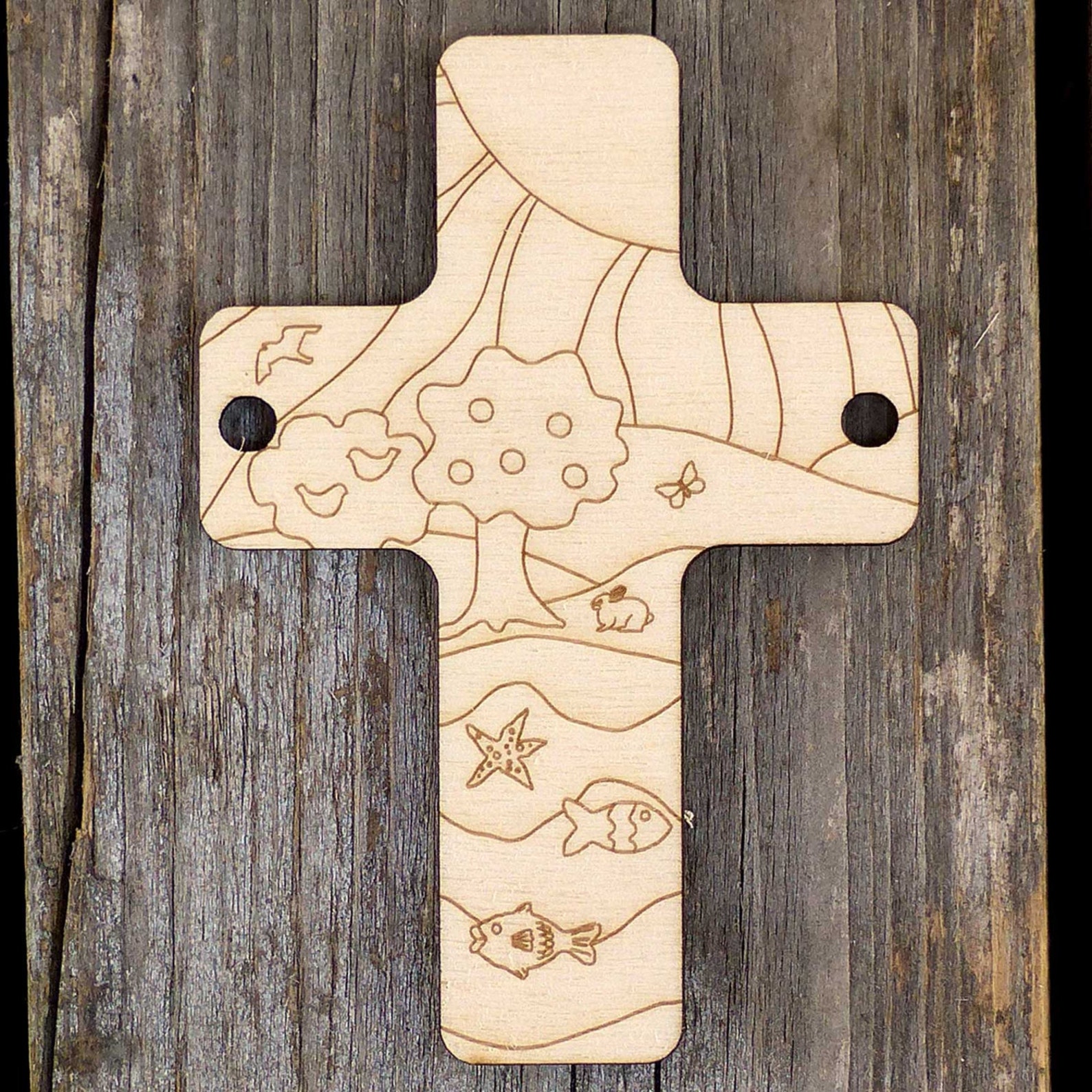 10x Wooden Creation Cross Christian Craft Shapes 3mm Plywood - Etsy