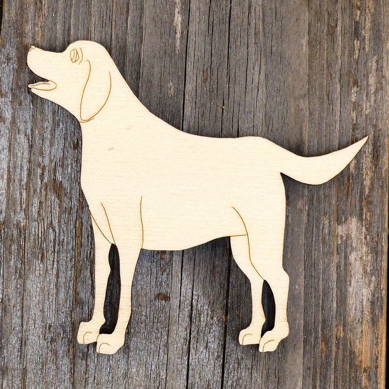 10x Wooden Labrador Dog Standing Craft Shapes 3mm Plywood - Etsy