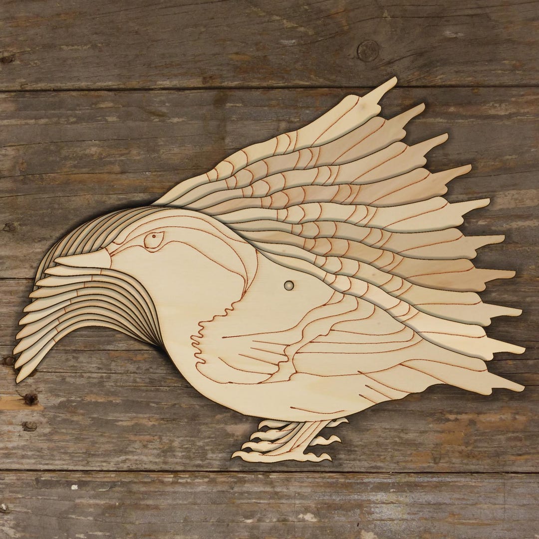 10x Wooden Nuthatch Standing Craft Shape 3mm Ply Small Birds Wildlife ...