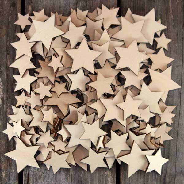 Wood Stars - Etsy